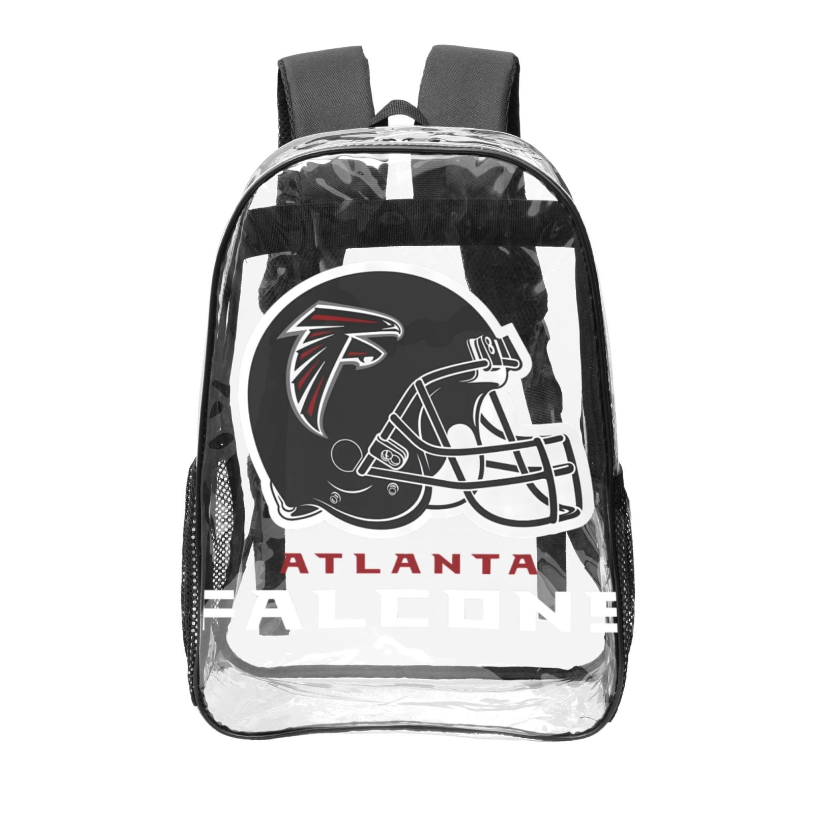 Atlanta Large Clear School Bookbag with Padded Straps - Heavy Duty PVC ...