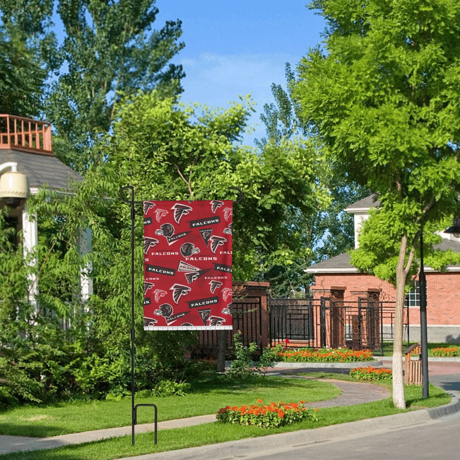 Atlanta Logo Printing Double Sided Flag Personalized Garden Flag Home ...