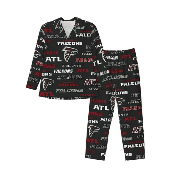 Atlanta Men and Women Pajamas Adult Soft Long-Sleeved Loose Skin ...