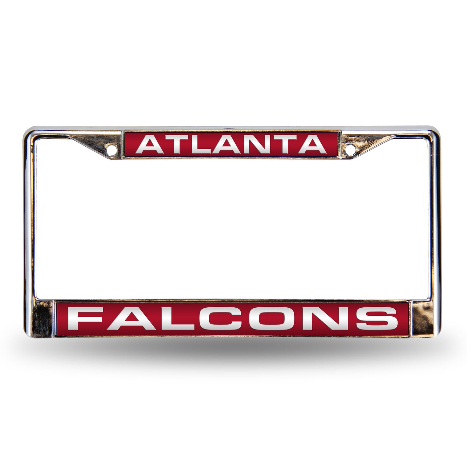 Atlanta NFL Falcons Chrome Metal Laser Cut License Plate Frame ...