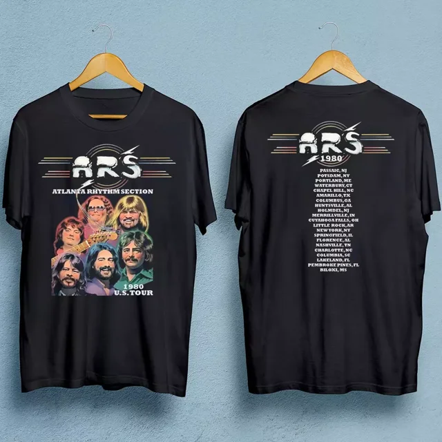 Atlanta Rhythm Section Band Ars 1980 Tour 2 Side T-ShirtChristmas Gift ...