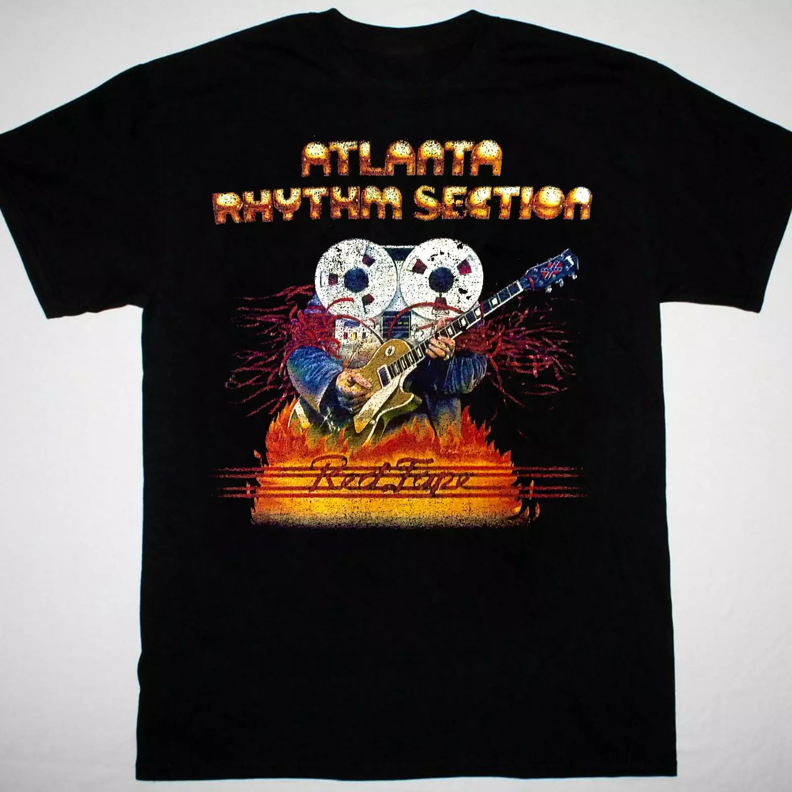 Atlanta Rhythm Section Band Red Tape T Shirt - Walmart.com