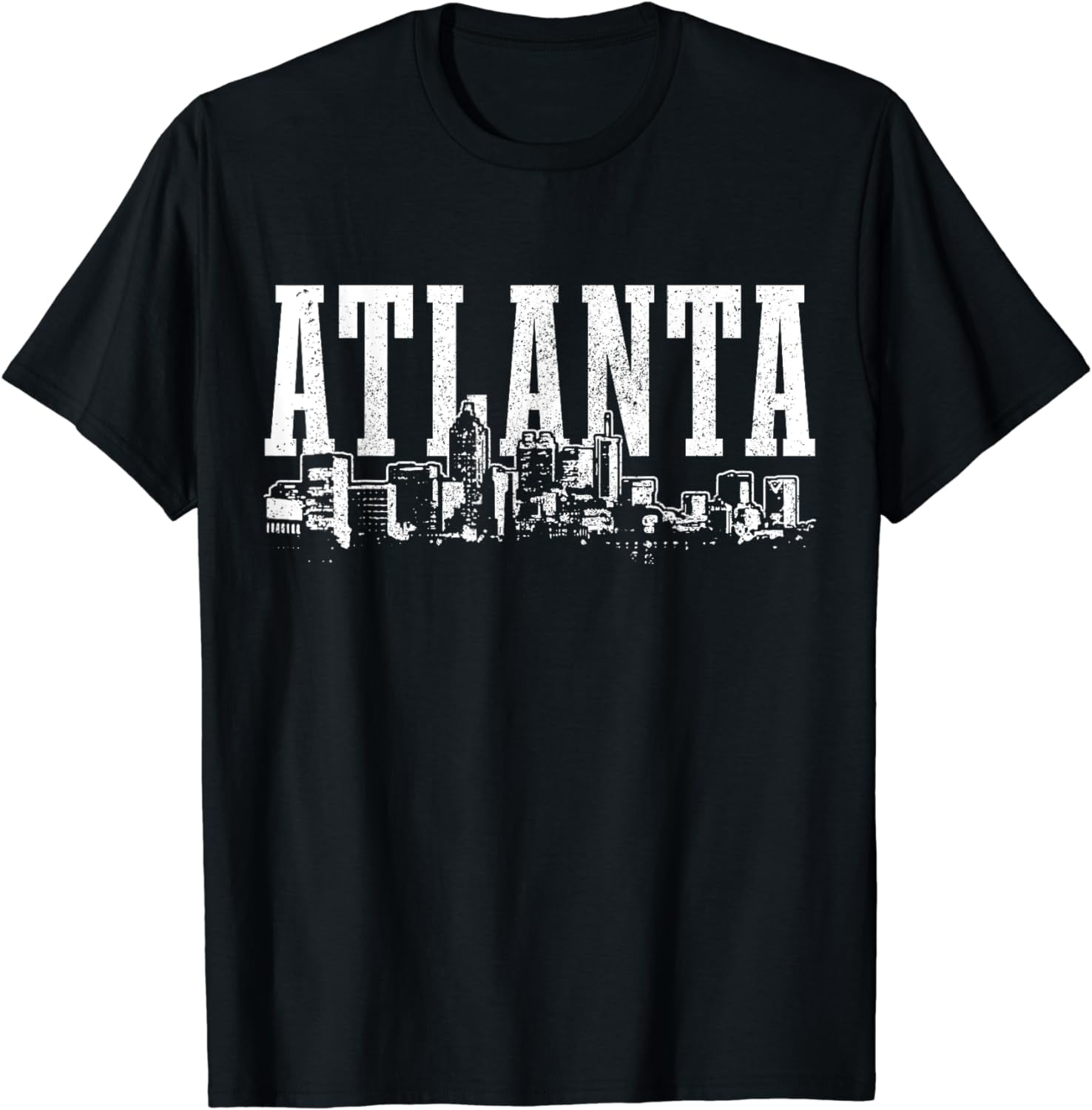 Atlanta Skyline Pride Georgia Vintage Atlanta T-Shirt - Walmart.com