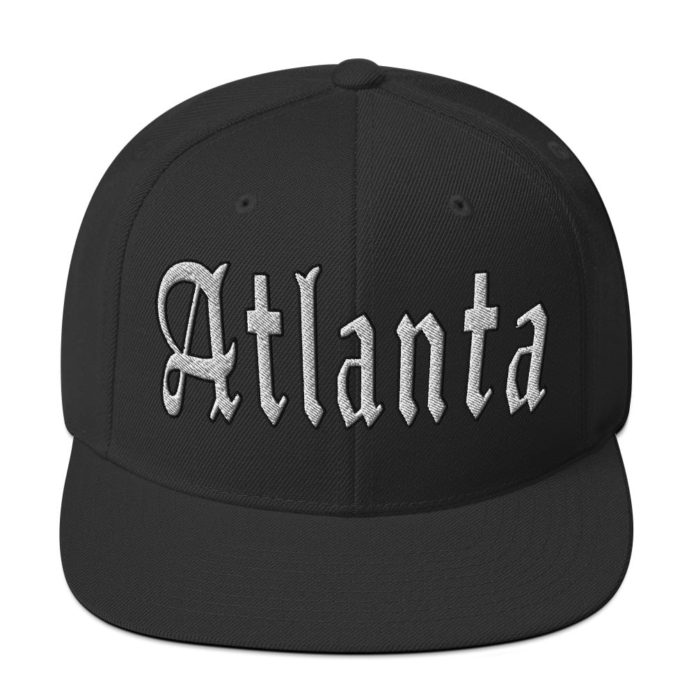 Atlanta Snapback Hat (Black) - Walmart.com