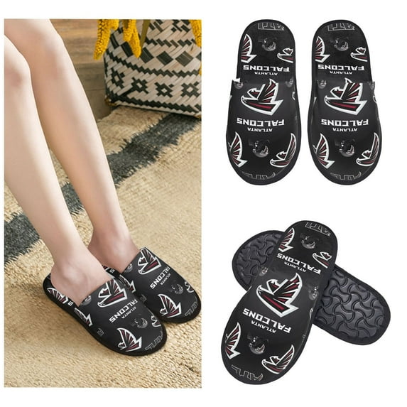 Atlanta Team Adult Furry EVA Slippers Warm Slippers Indoor Slippers ...
