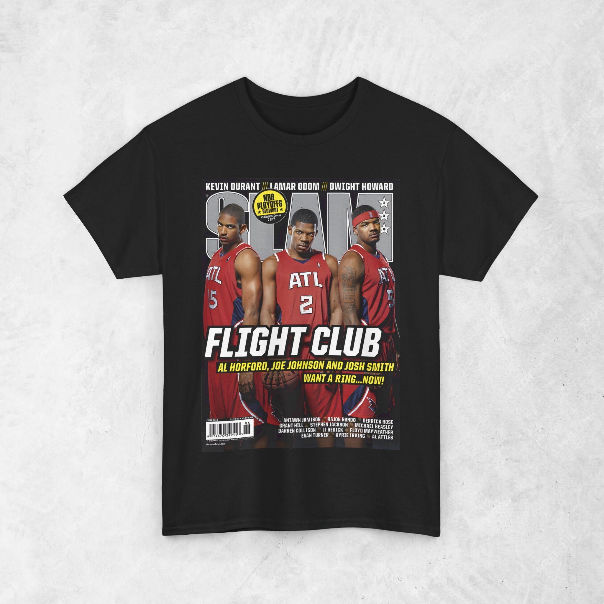 Atlanta Throwback Trio Tee – Classic Court Era Graphic, Basketball ...