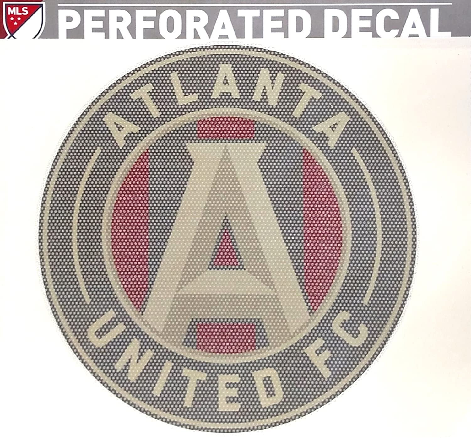 Atlanta United FC 8 Inch Preforated Window Film Decal Sticker, One-Way ...