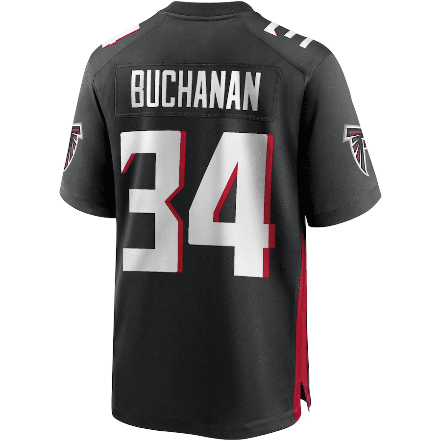 Atlanta Youth Ray Buchanan#34 Player Game Jersey Team Fans Classic Embroidered Short Sleeves ...