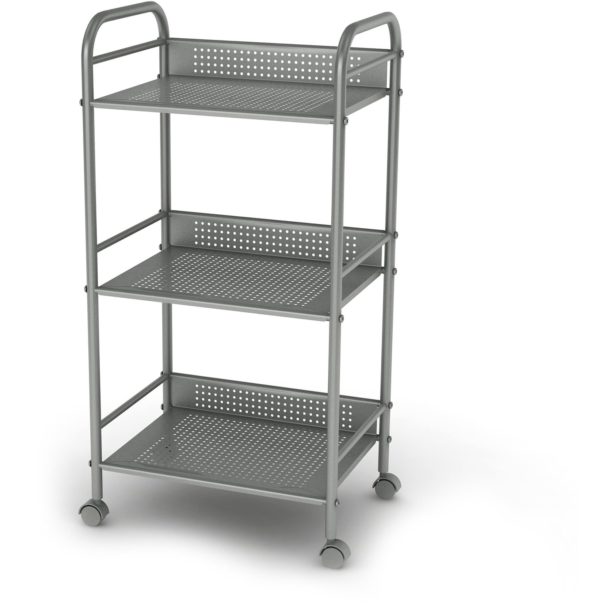 Atlantic 3-Tier Shelving Cart with Casters - Walmart.com