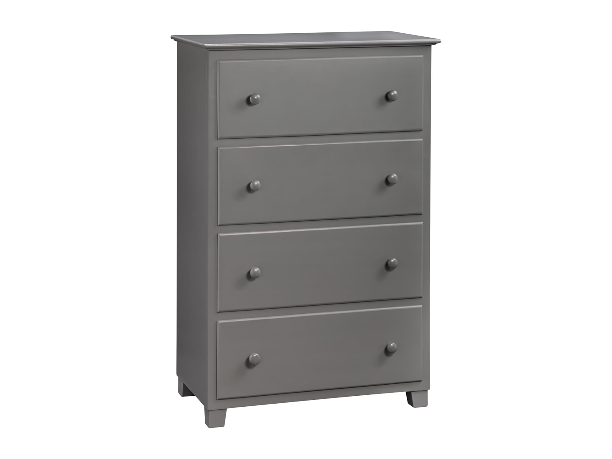 Atlantic 4 Drawer 48 inch Chest Grey - Walmart.com