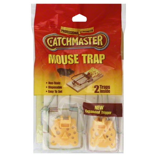 Atlantic 602ED Catchmaster Mouse Wood Traps 2Pk - Walmart.com