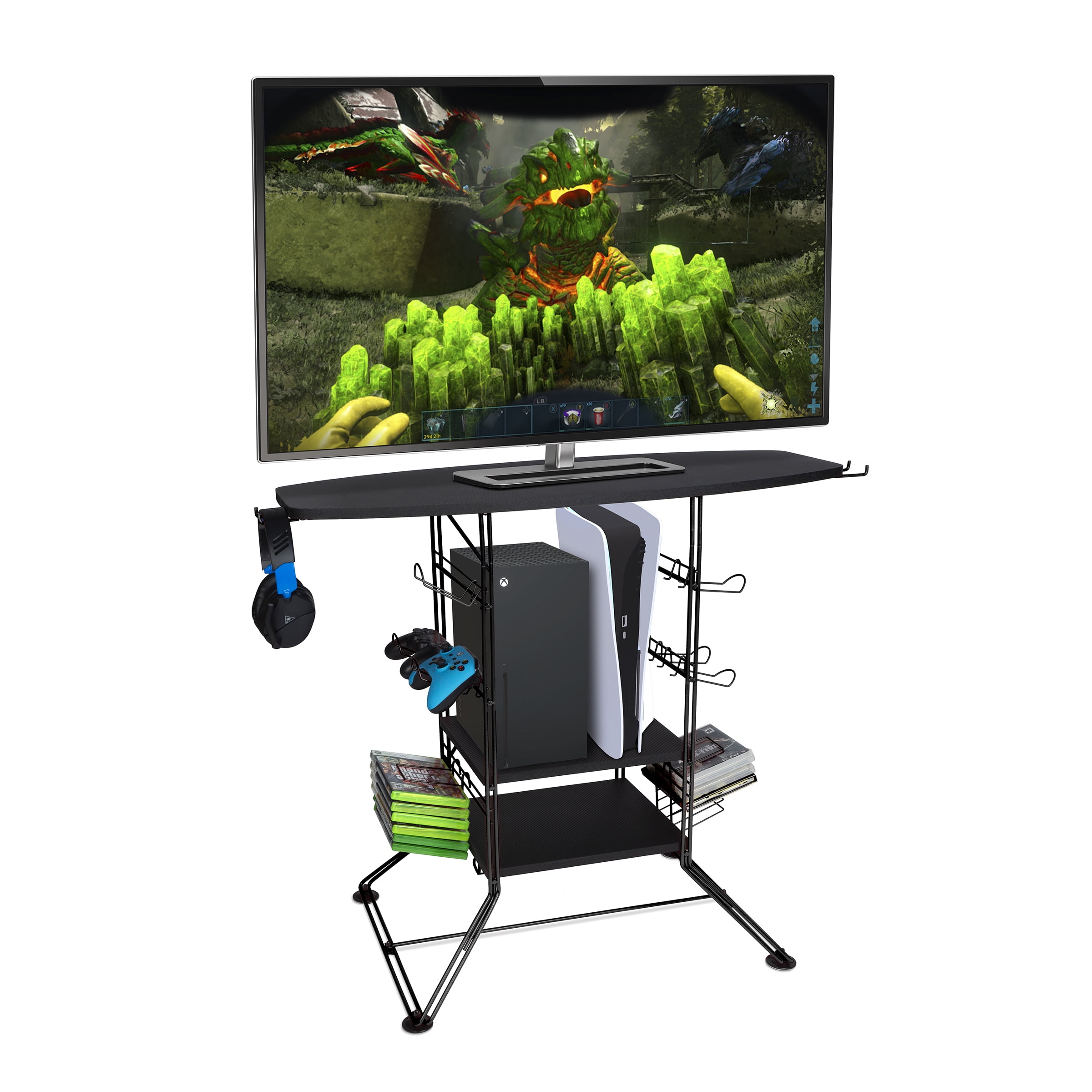 Atlantic Centipede XL Small Space Entertainment Center, Gaming Storage ...