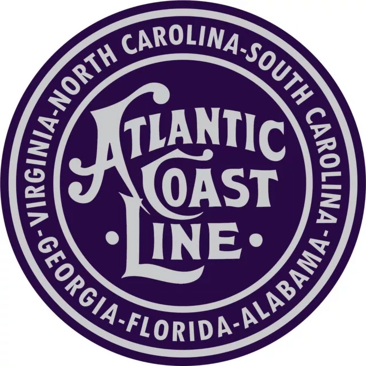 Atlantic Coastline Railway Sticker Phone Decal Water Bottle Stickers ...