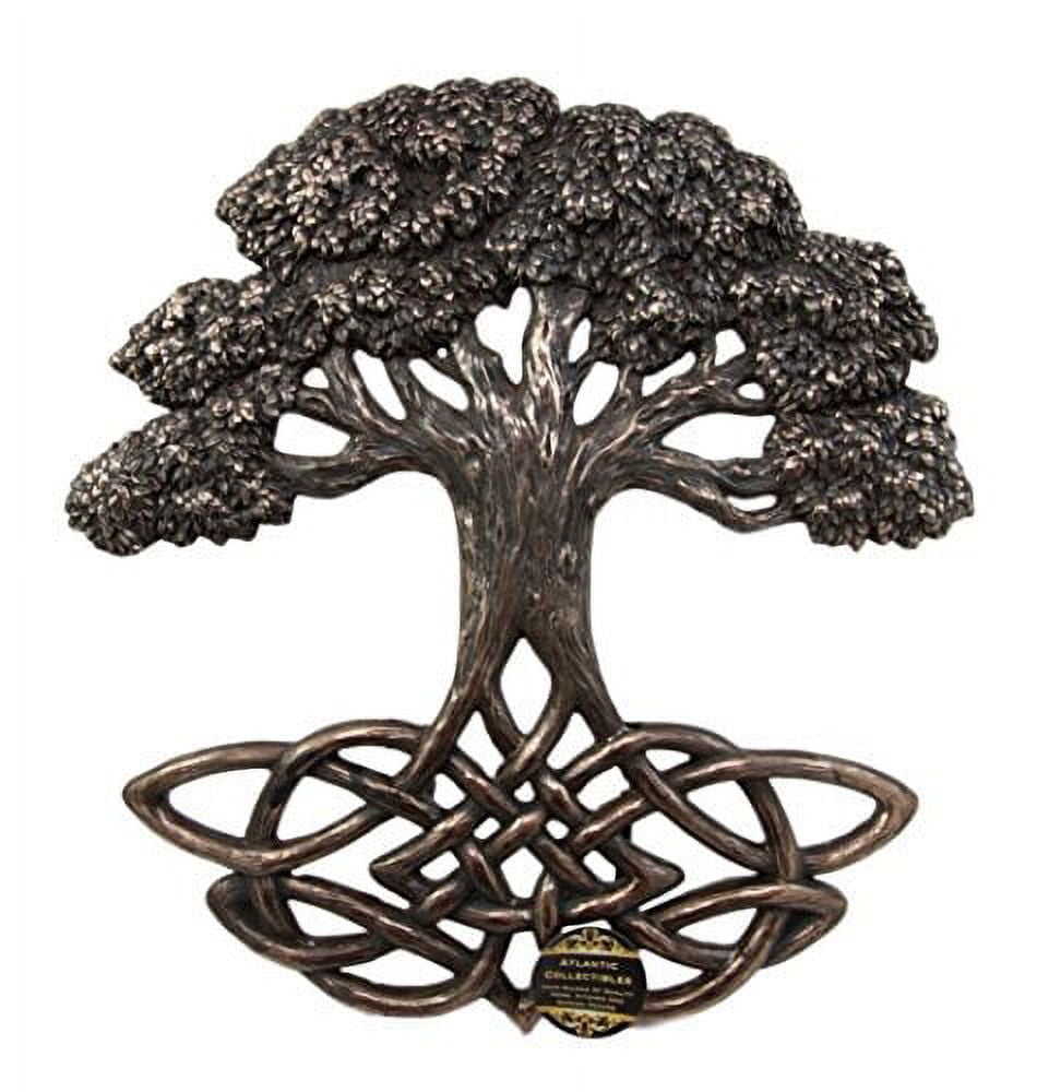 Atlantic Collectibles Celtic Tree of Life With Symbollic Knotwork Root ...