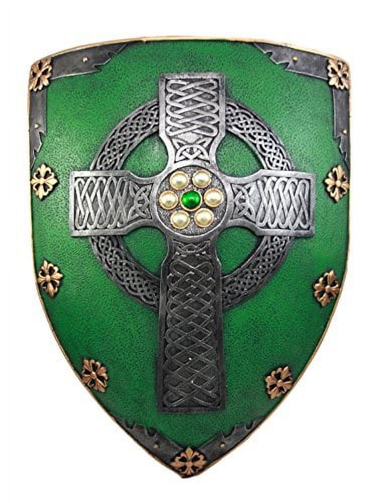 Atlantic Collectibles Large Saint Patrick Celtic Warrior Faith Cross ...