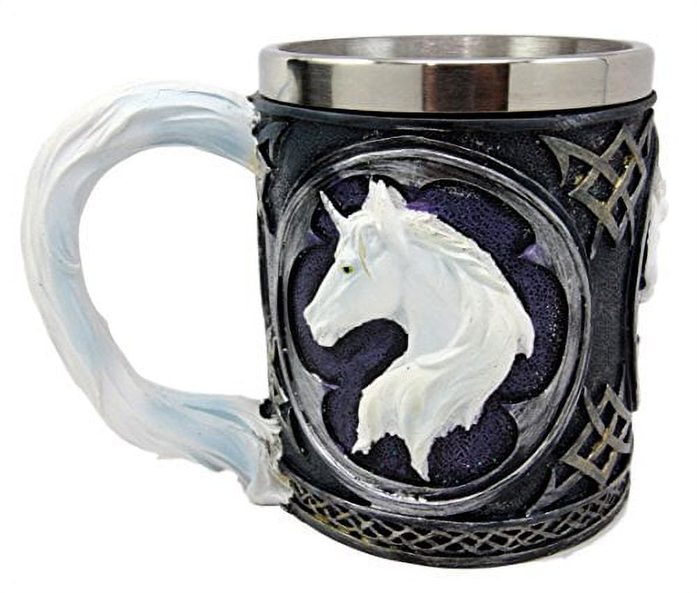 Atlantic Collectibles Sacred Enchanted White Unicorn Purity Beer Stein ...