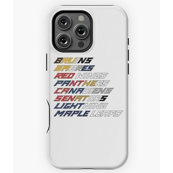 Atlantic Division Team Names Colors Phone Case for iPhone 16 15 14 13 ...