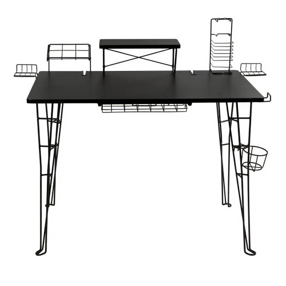 Atlantic Gaming Desk Pro - Metallic Black - Walmart.com