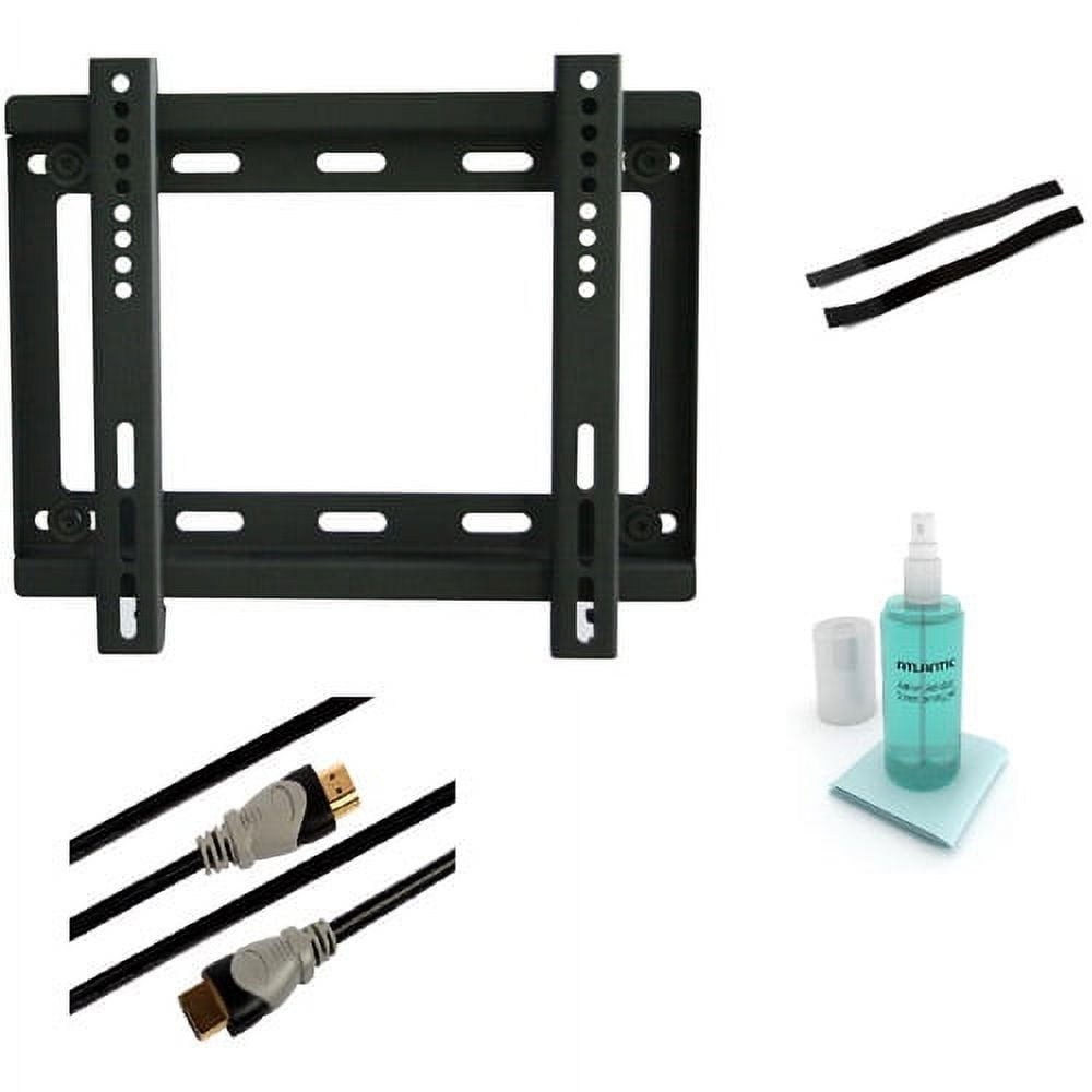 Atlantic Low Profile Fixed TV Wall Mount Kit for 10" to 37" Flat Panel ...