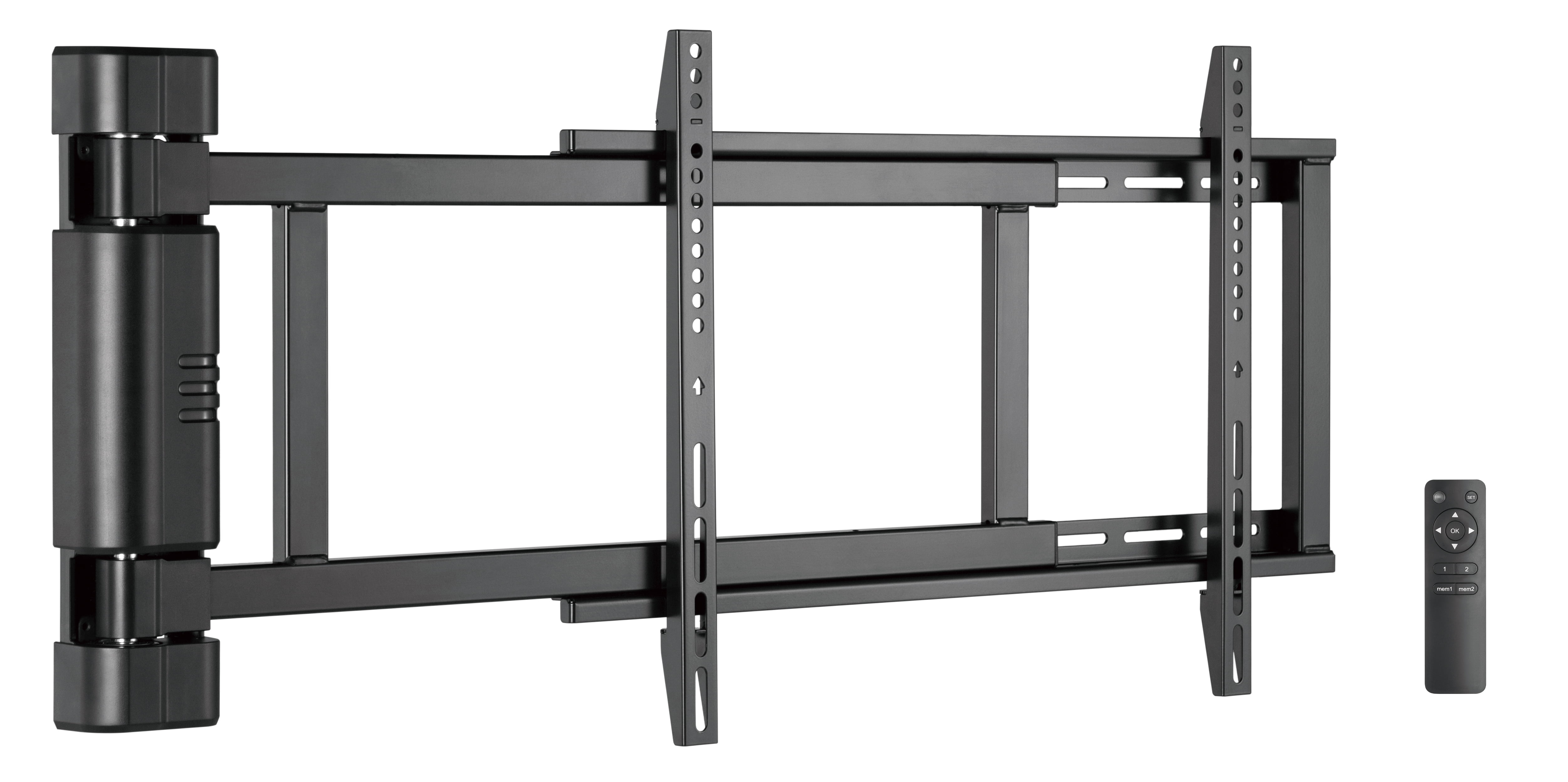Atlantic Motorized TV Wall Mount, Slim Profile, Panoramic 170 Degree ...