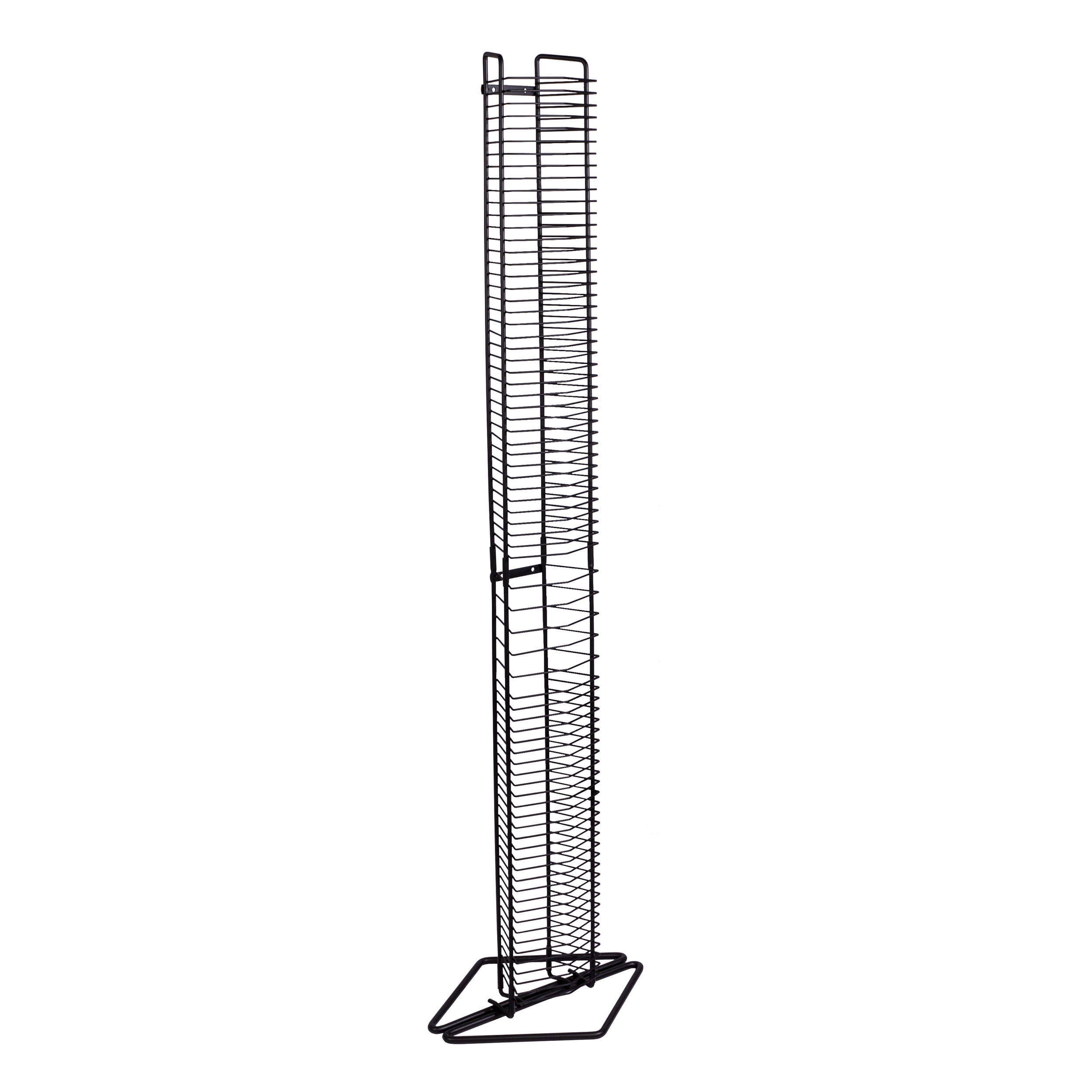Atlantic Onyx Heavy Gauge Steel Media Storage Tower, 80-Disc Capacity ...