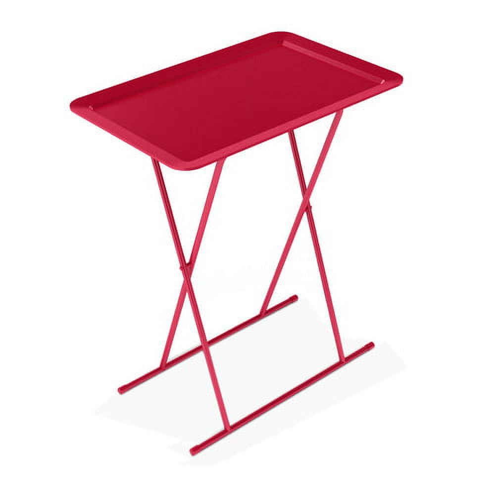 Atlantic Snack/ TV Tray (Set of 2), Red - Walmart.com