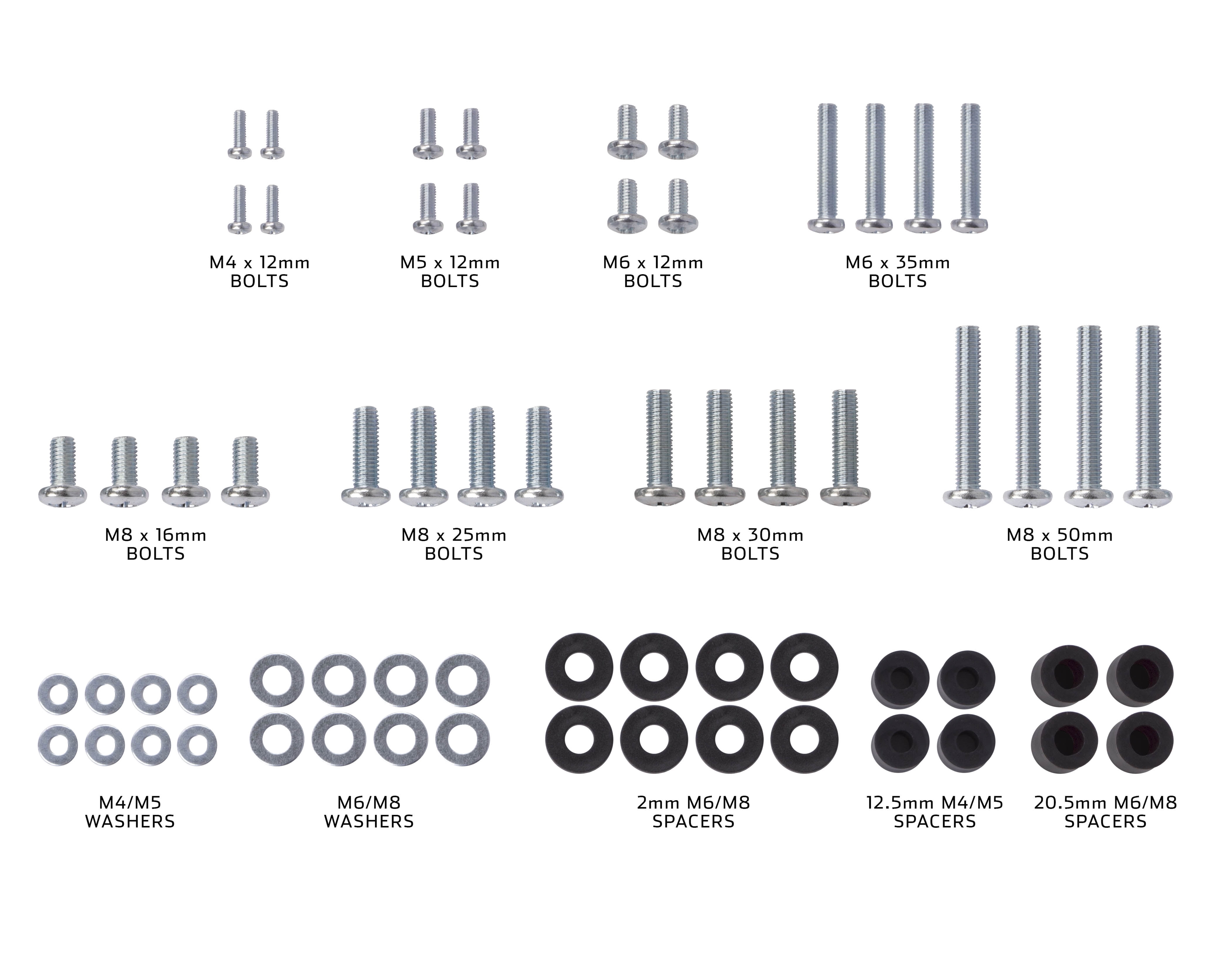 Atlantic Universal TV Mounting Hardware Kit, 64 Pieces - Walmart.com