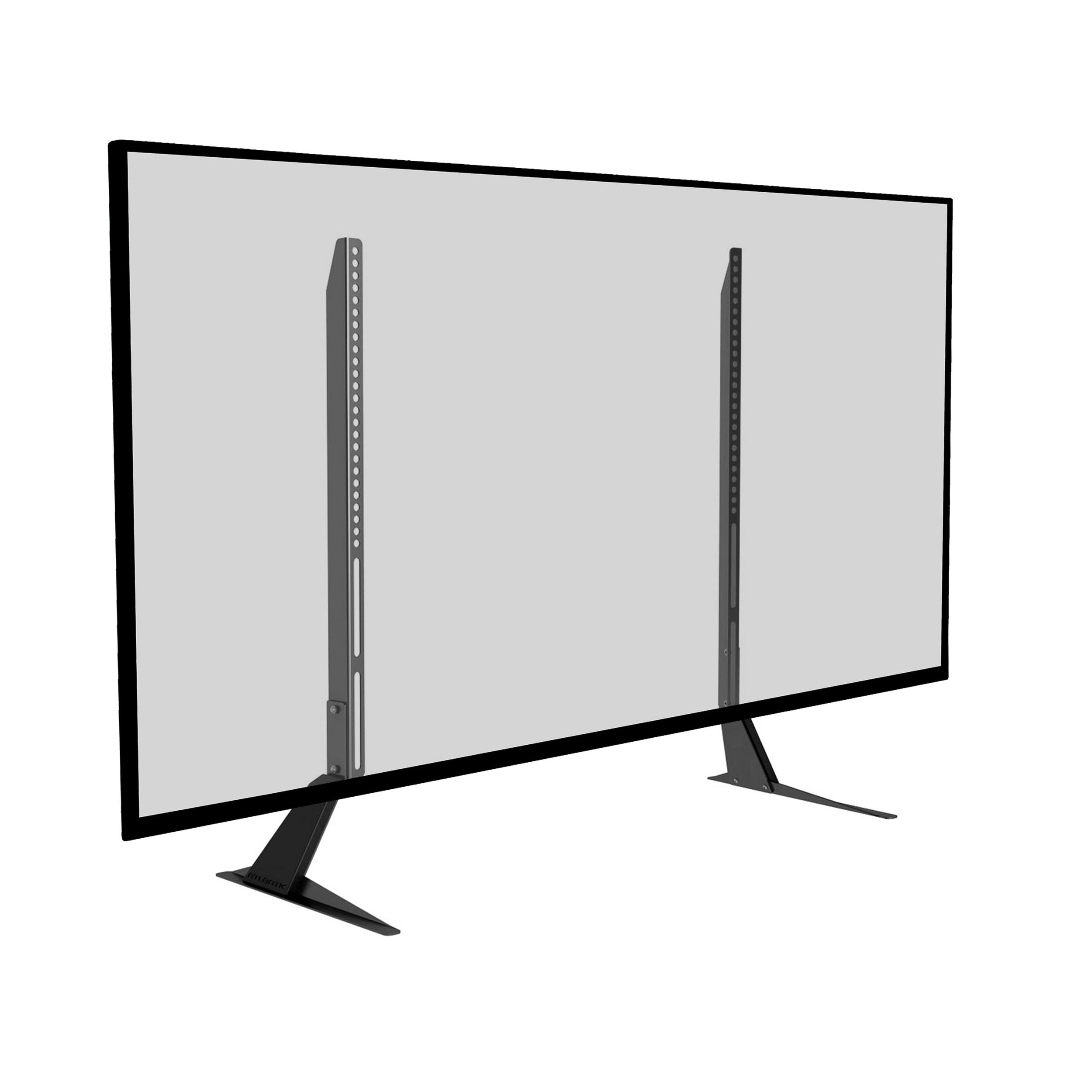 Atlantic Universal VESA Tabletop Metal TV Stand in Black for TV(Up to ...