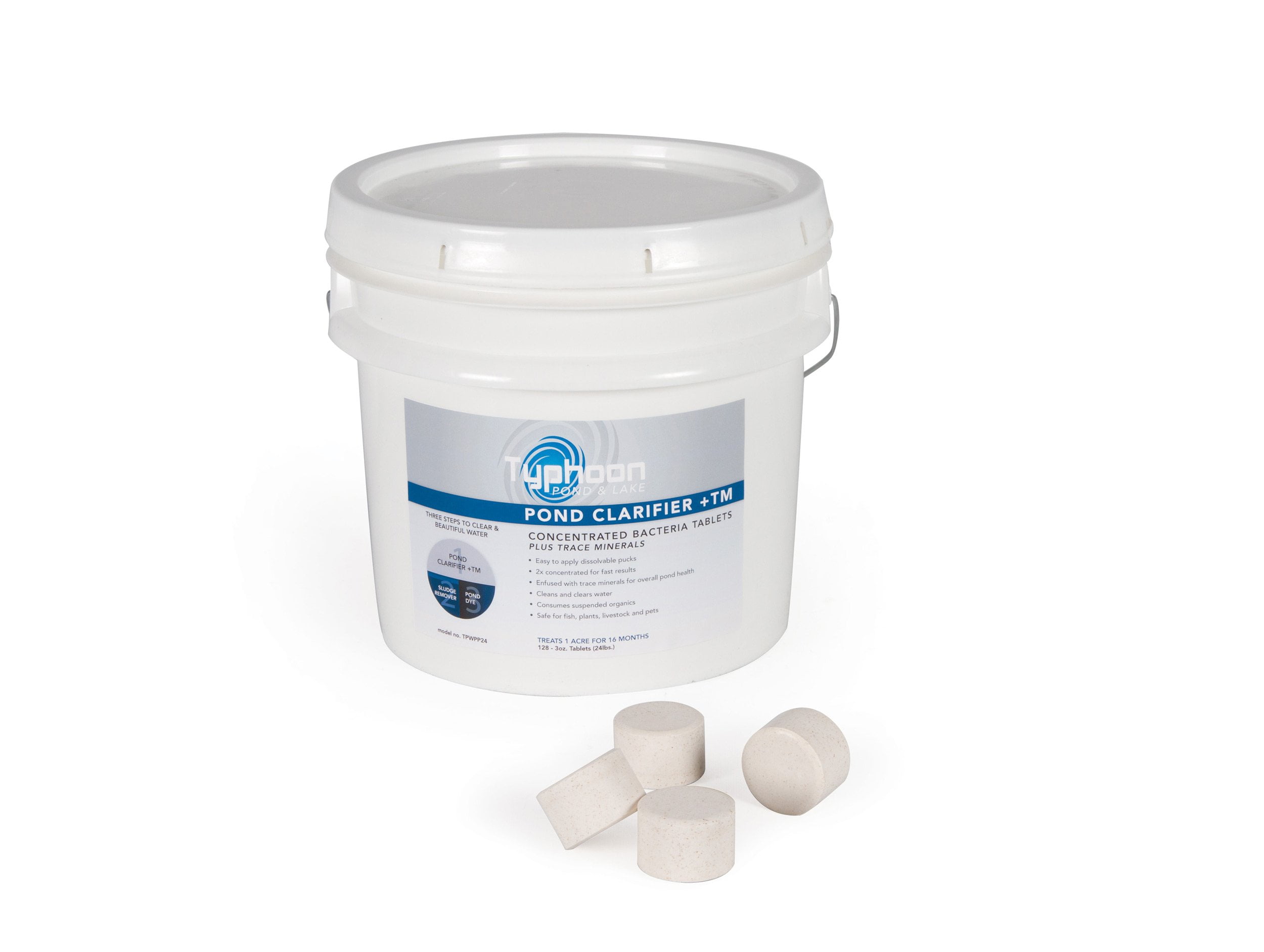 Atlantic Water Gardens TPWPP24 Concentrated 3 oz Tablet Pond Clarifier ...