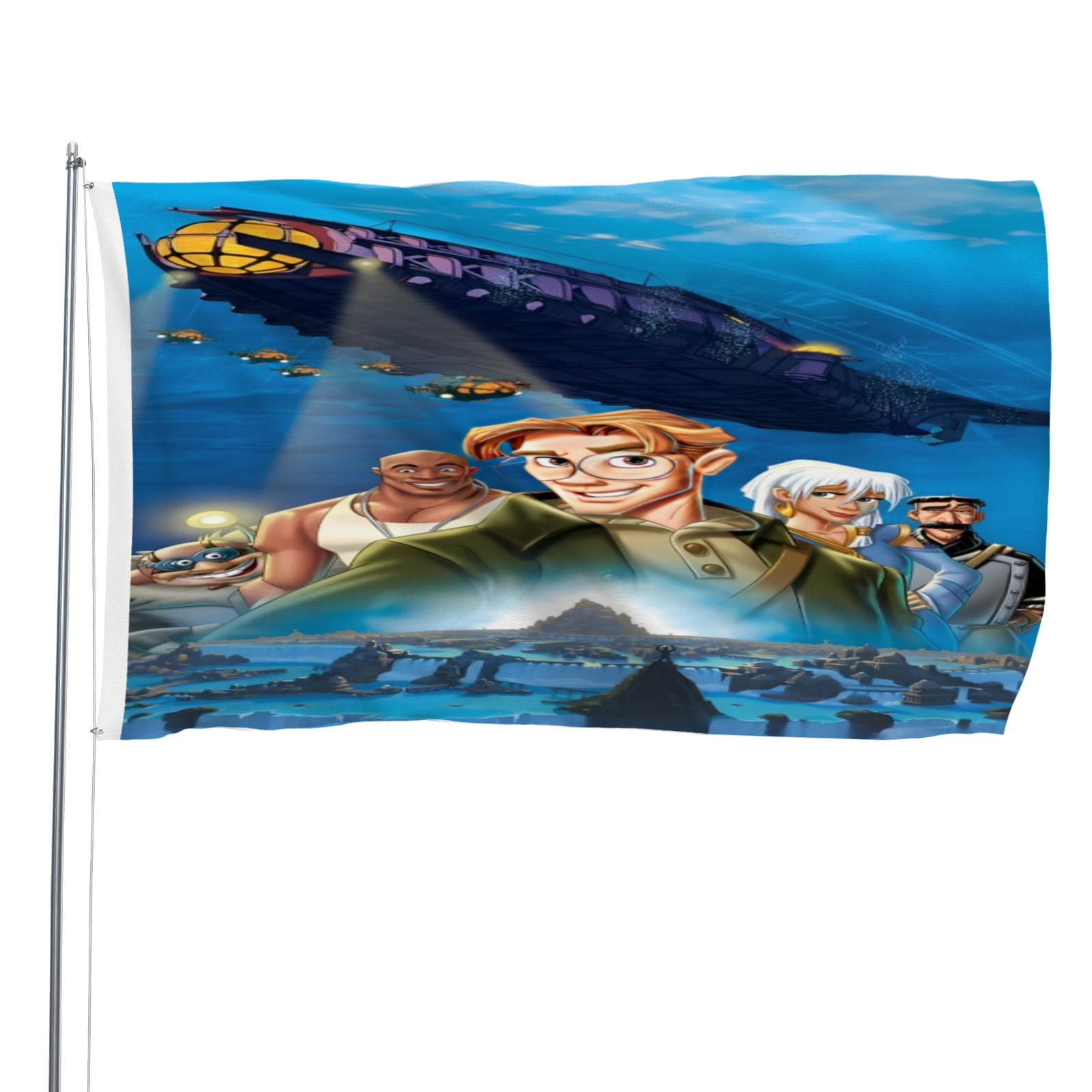 Atlantis The Lost Empire flag perfect for outdoor decoration, can be ...