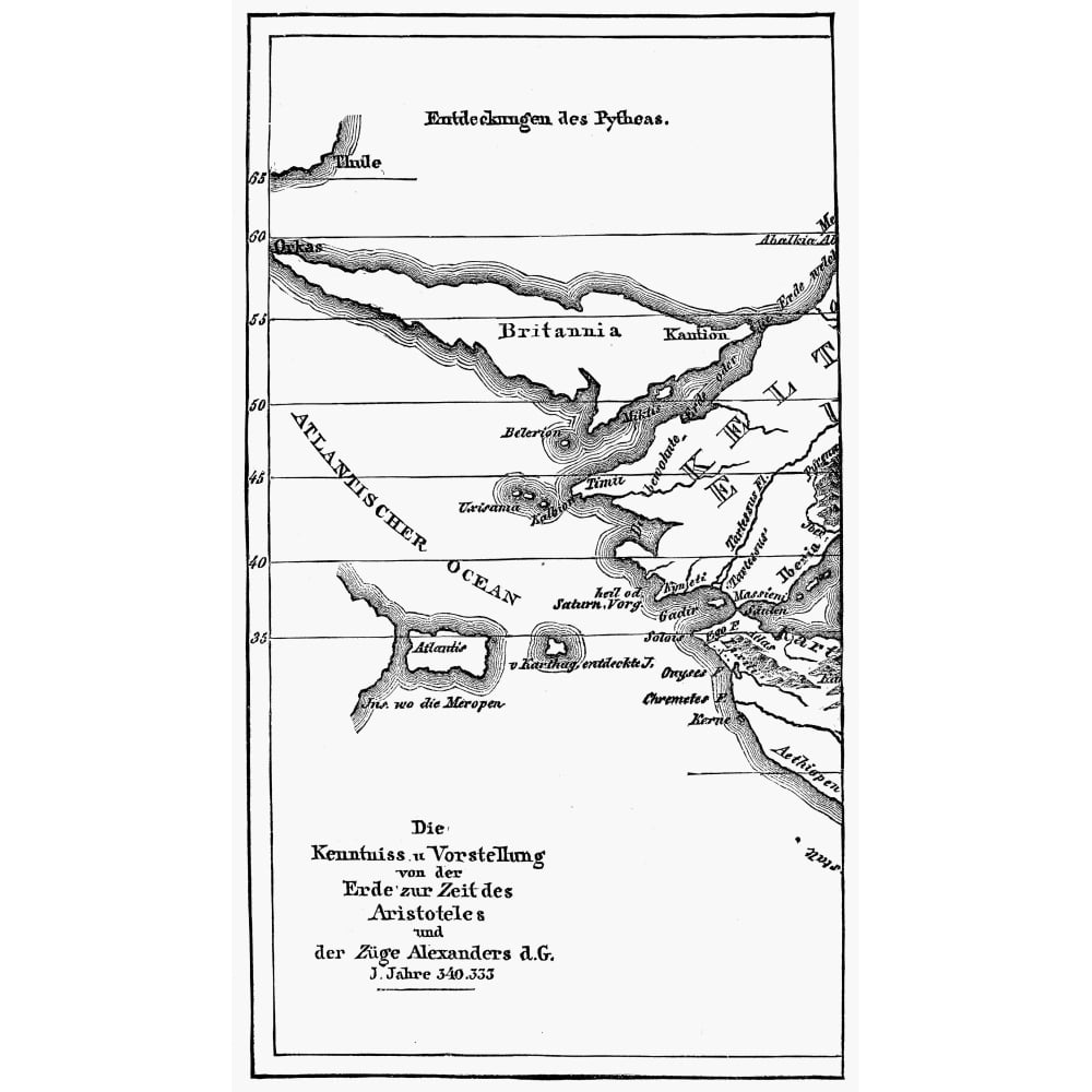 Atlantis Map 1831. Natlantis And The Ancient World As Mapped By Ignacy ...