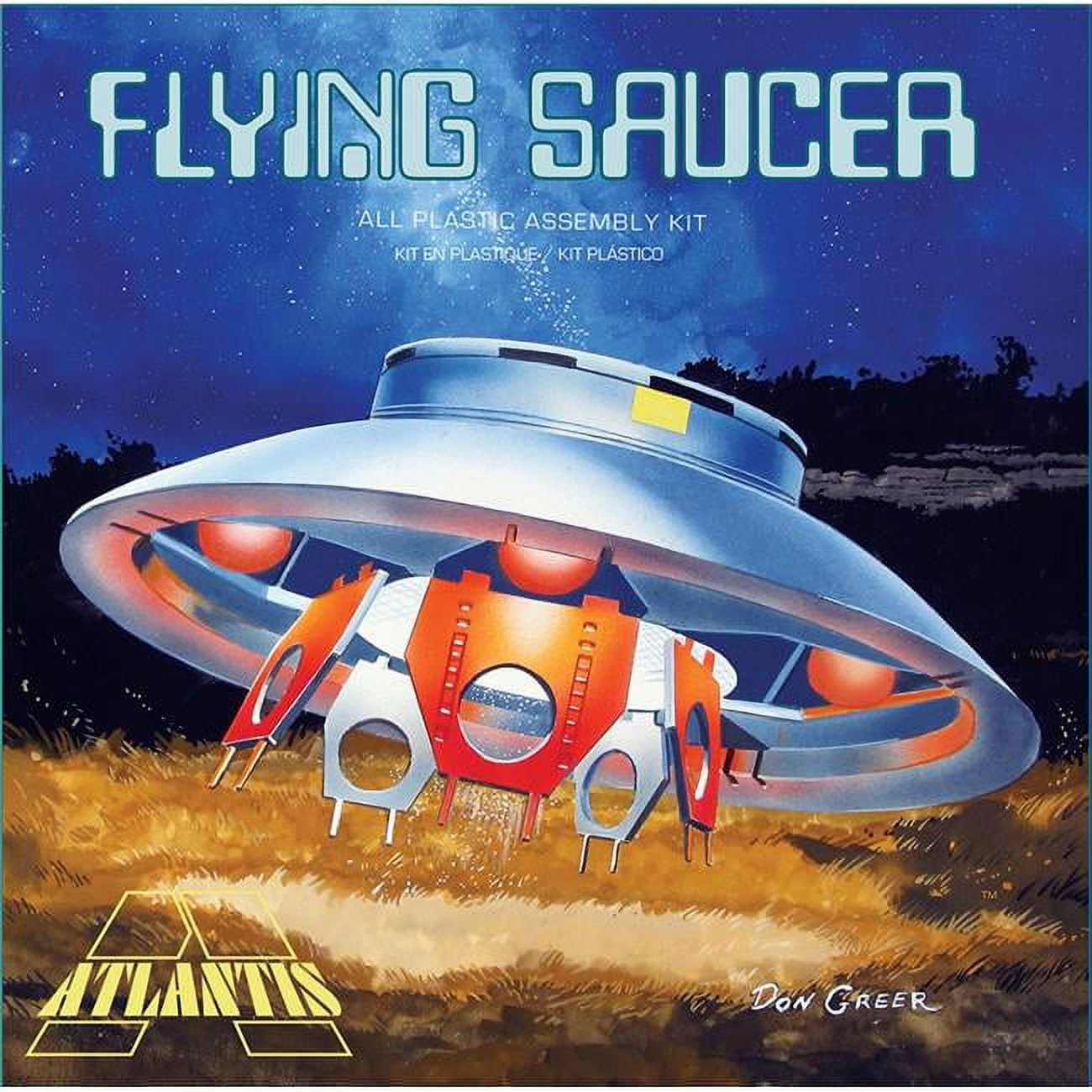 Atlantis Models AANA256 1-72 The Flying Saucer UFO Invaders Plastic ...