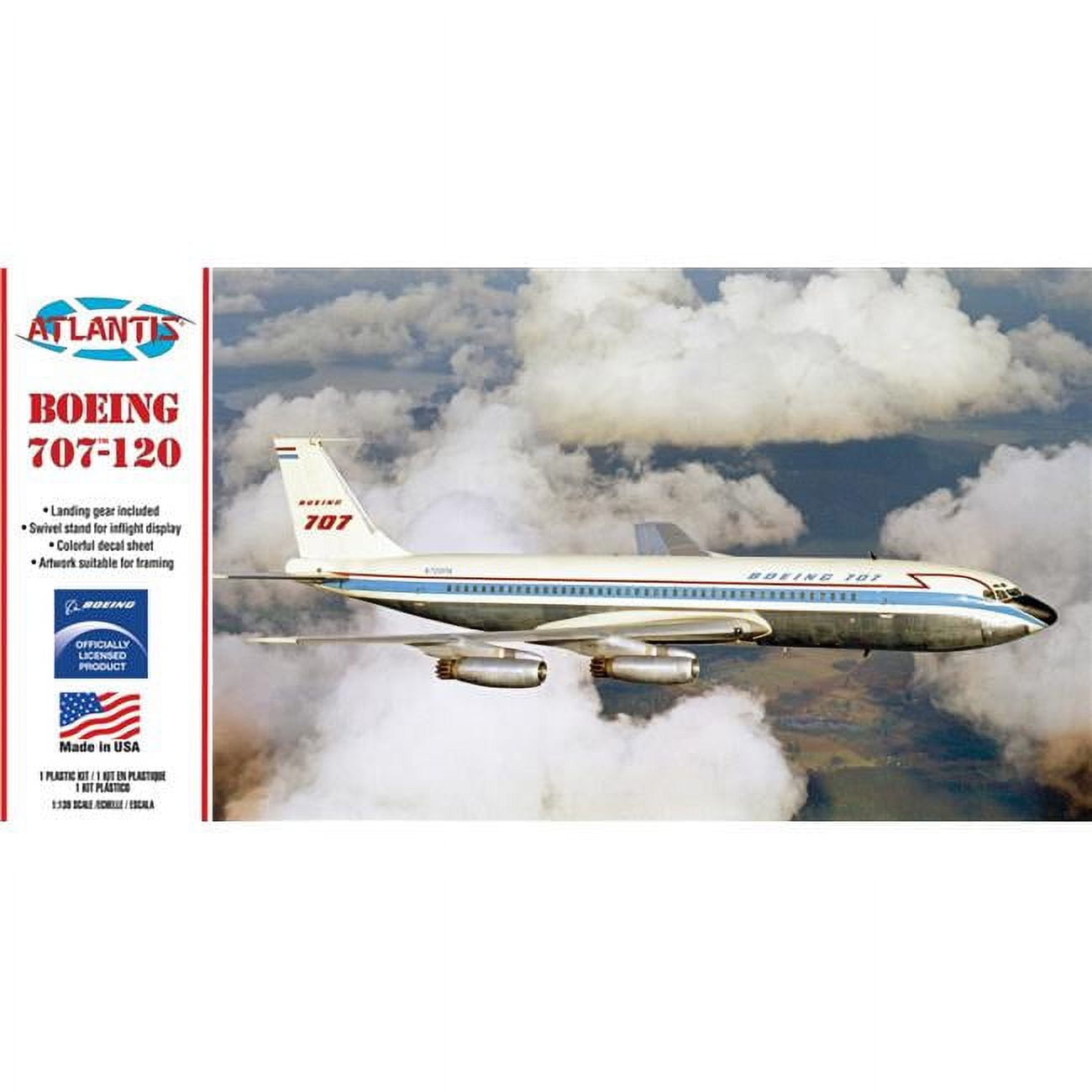 Atlantis Models H246 Boeing 707/120 Prototype Markings 1:139 - Walmart.com
