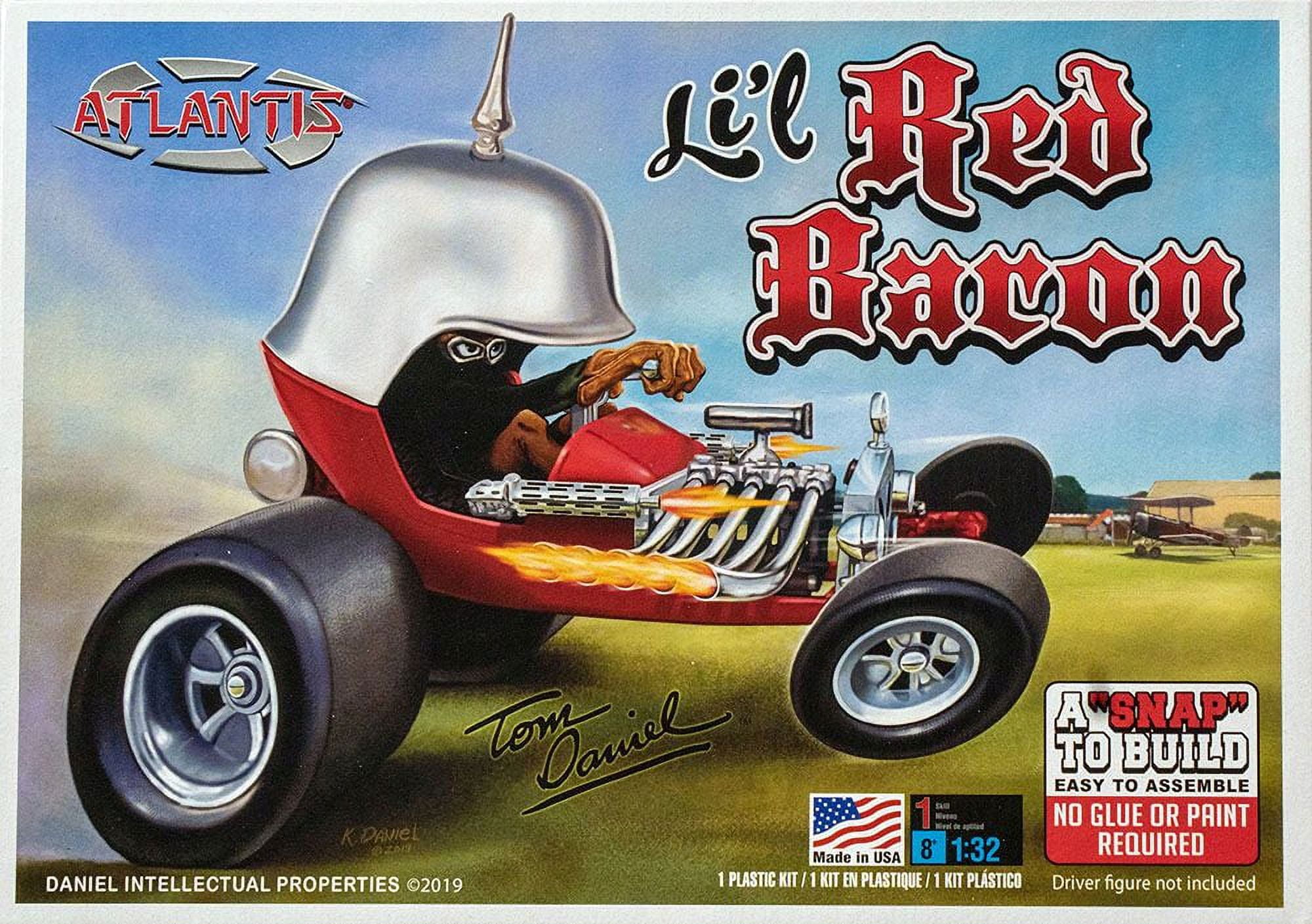 Atlantis Models AANM6650 1-32 Scale Tom Daniel Snap Lil Red Baron ...
