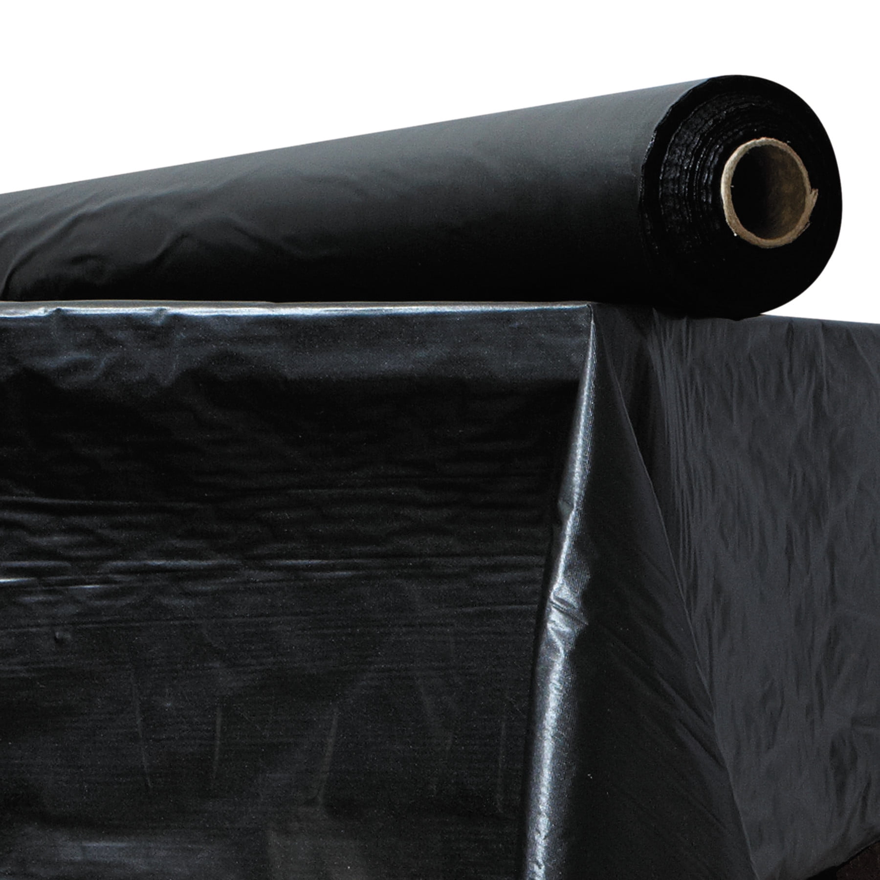 Atlantis Plastics Plastic Table Cover, 40" x 300 ft Roll, Black ...