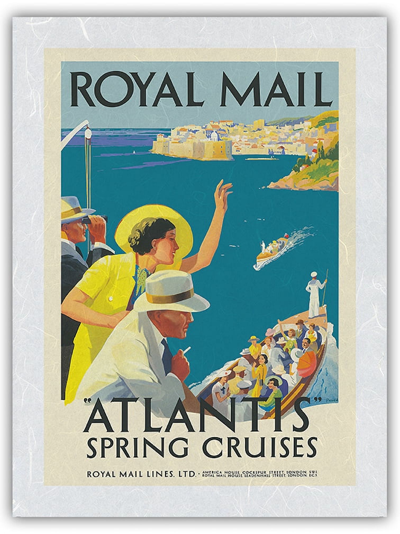 Atlantis Spring Cruises - Royal Mail Lines - Vintage Ocean Liner Travel ...