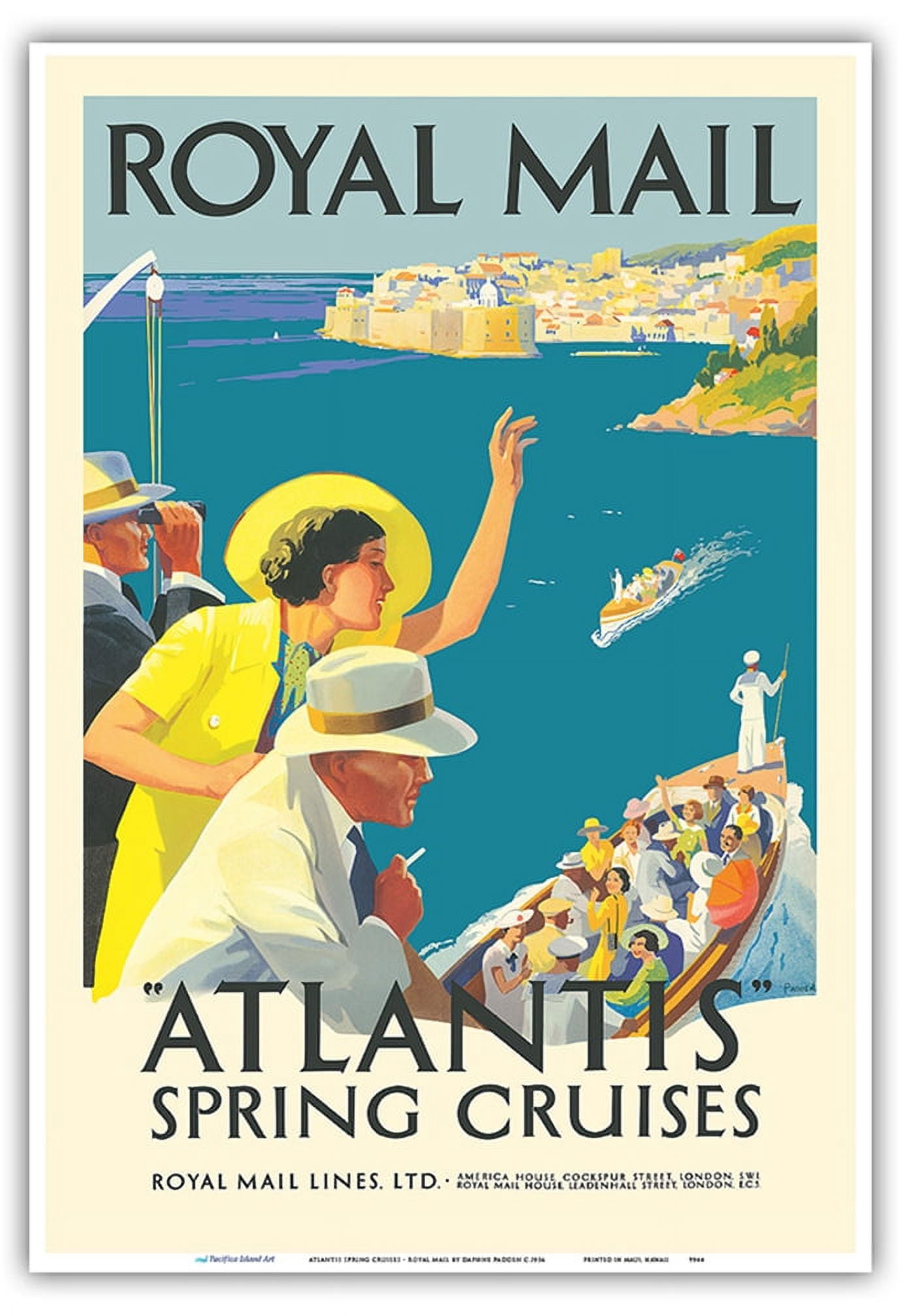 Atlantis Spring Cruises - Royal Mail Lines - Vintage Ocean Liner Travel ...