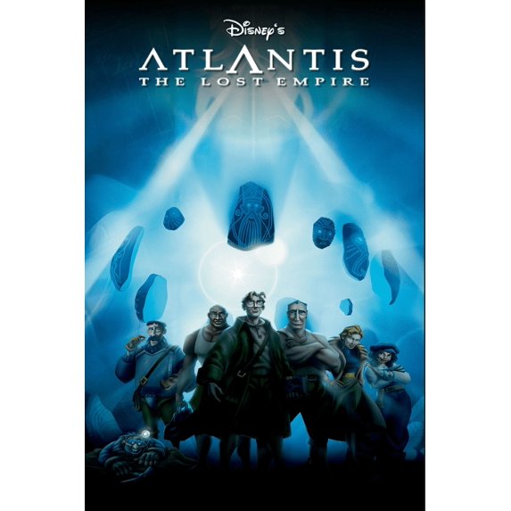 Atlantis: The Lost Empire (2001) Poster - 24x36 | Disney Animated ...