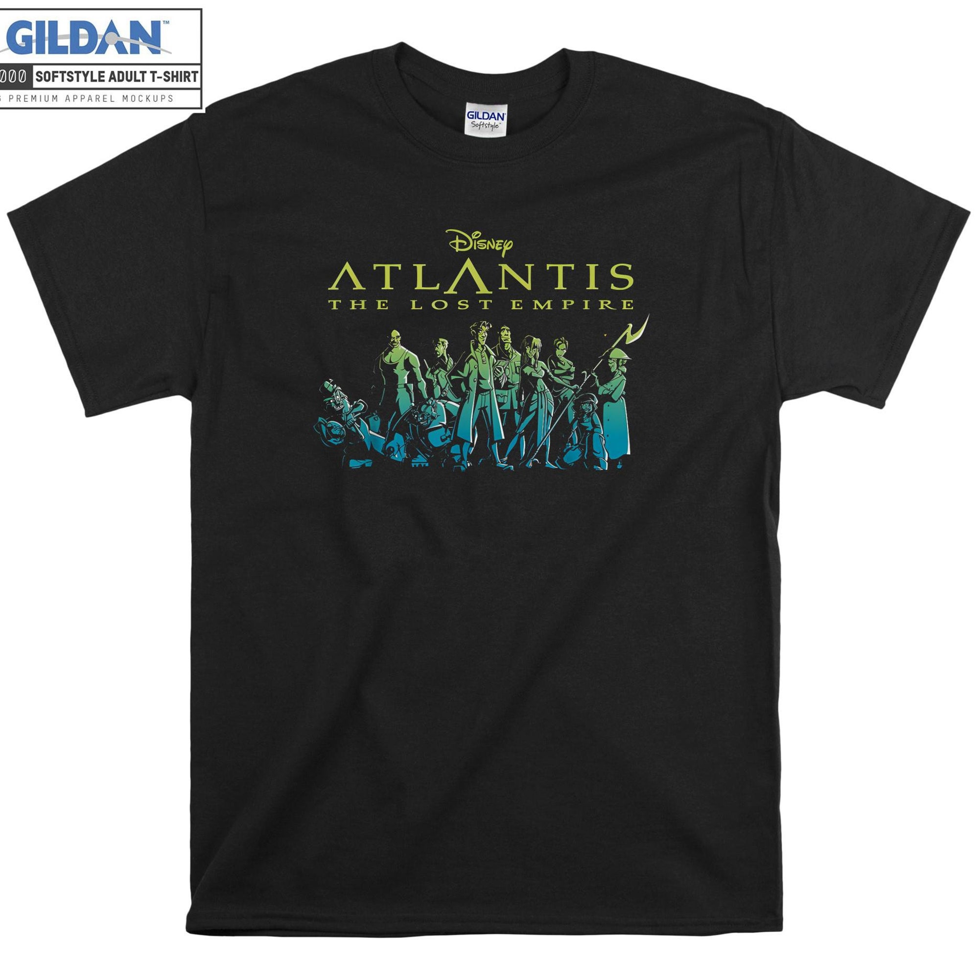 Atlantis The Lost Empire Characters T-shirt Hoodie Kids Child Tote Bag ...