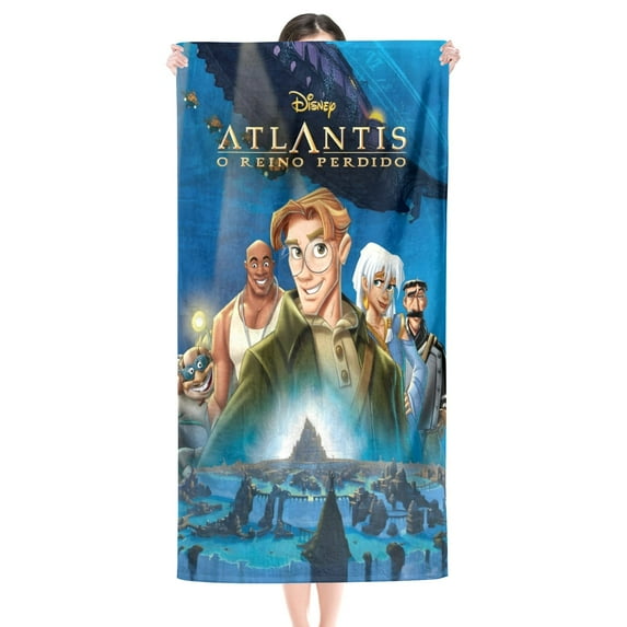 Atlantis: The Lost Empire Double-Side Dry-Quick Art Towel.30" x 60 ...