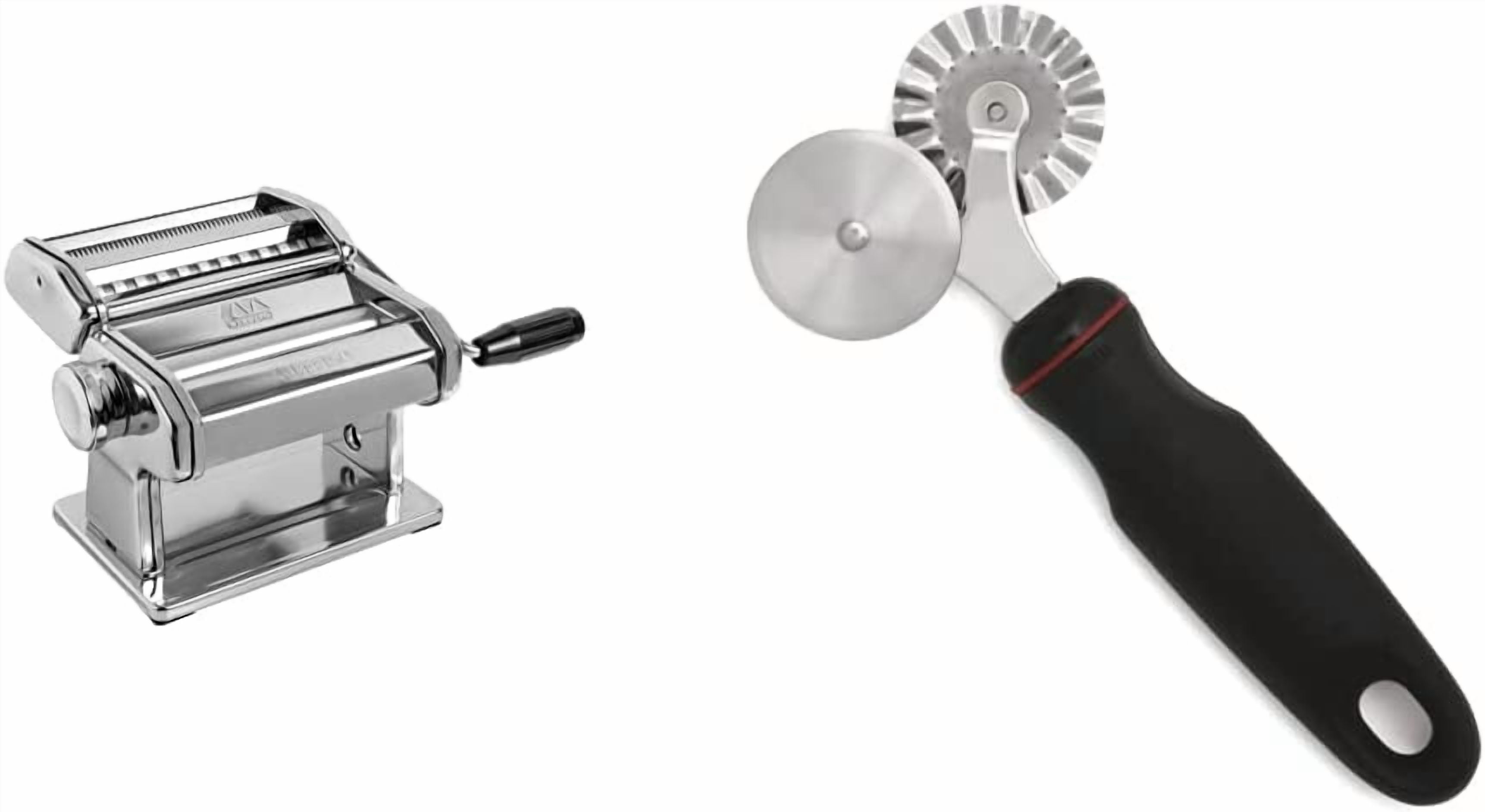 Atlas 150 Pasta Machine, Made in Italy, Includes Cutter, Hand Crank ...