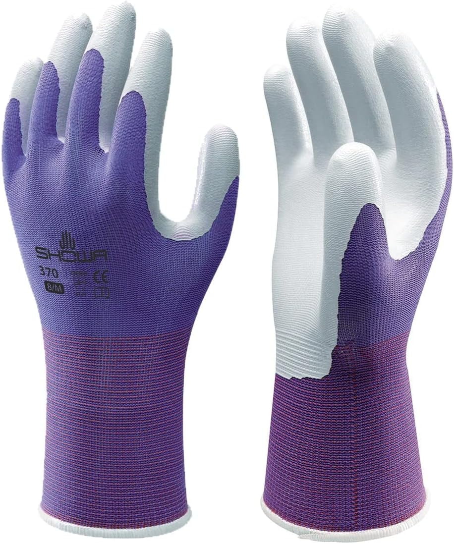 Atlas 370B Professional Nitrile Work Gloves,for Landscaping, Gardening ...