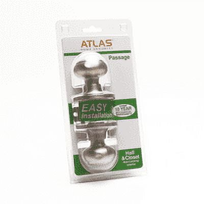 Atlas Knobset, 1733705, Classic Knobset Clamshell Pack Passage, Satin ...