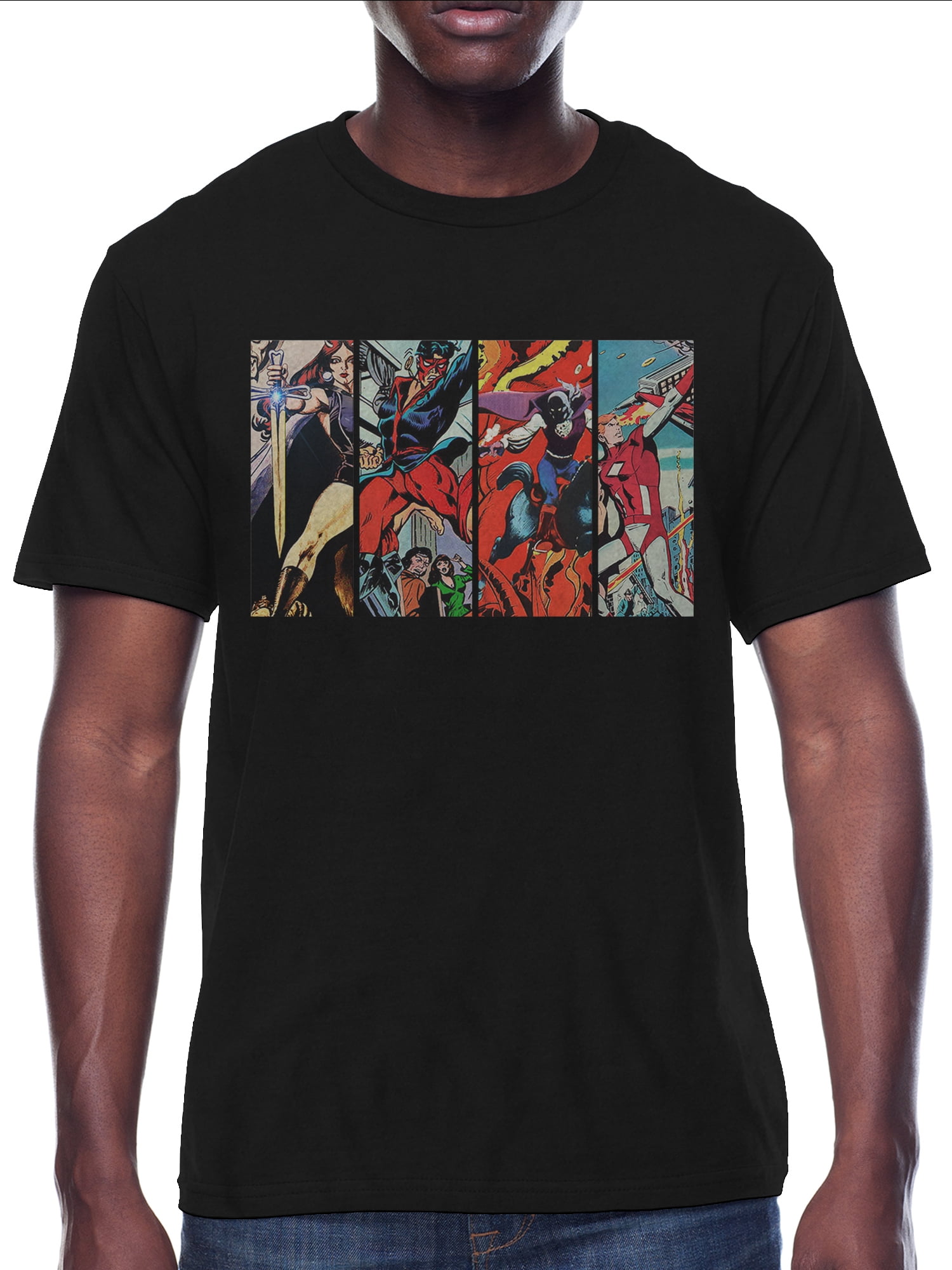 Atlas Comics Men's & Big Men's Heroes Graphic Tee Shirt, Sizes S-3XL ...