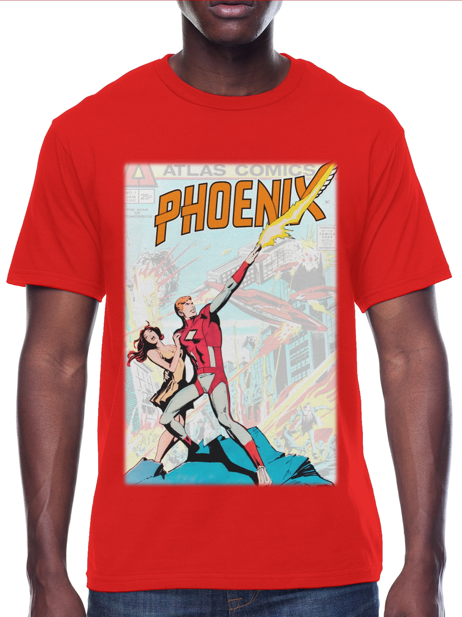 Atlas Comics Men's & Big Men's Phoenix Graphic Tee Shirt, Sizes S-3XL ...