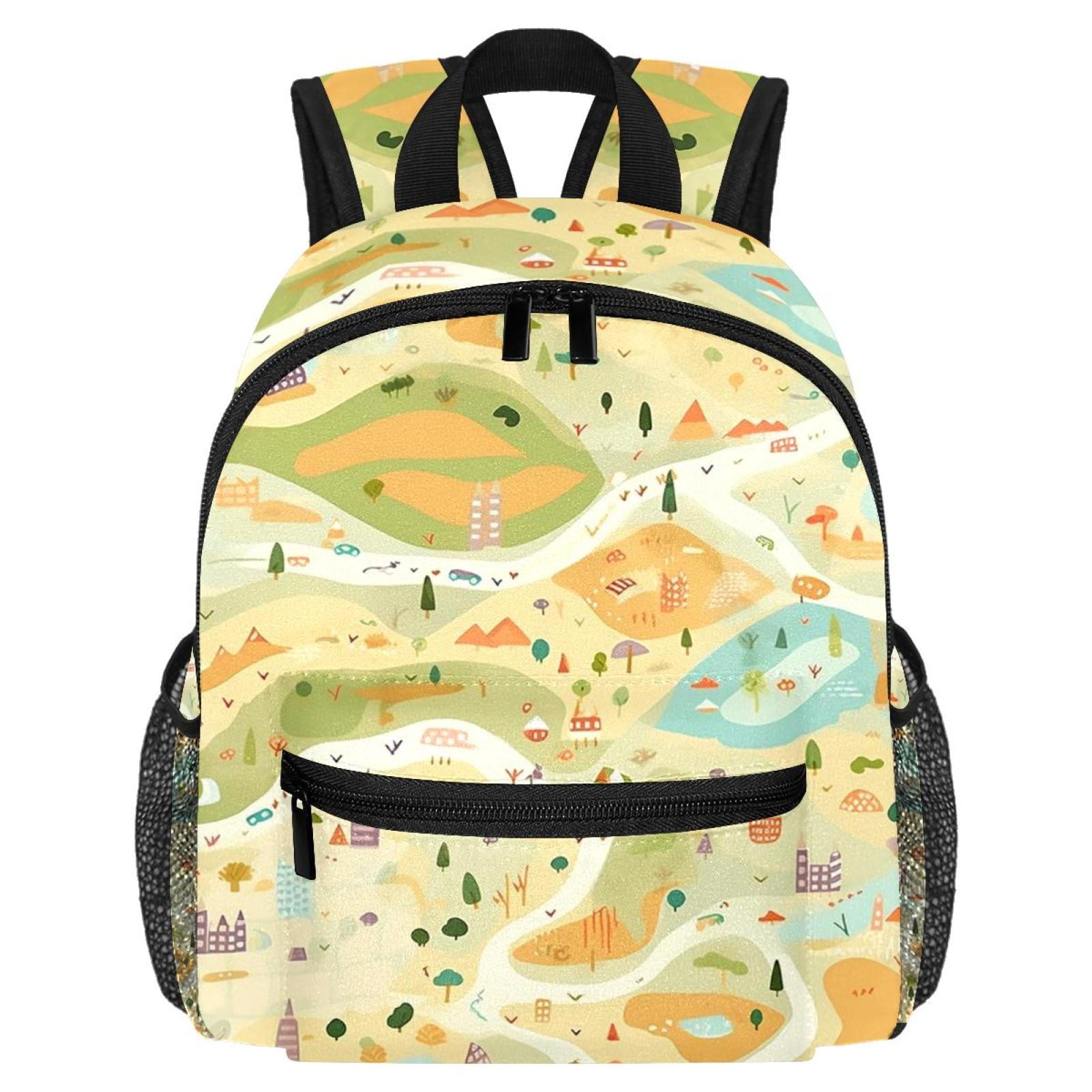 Atlas Cute Book Bag with Adjustable Shoulder Strap, Large Capacity ...