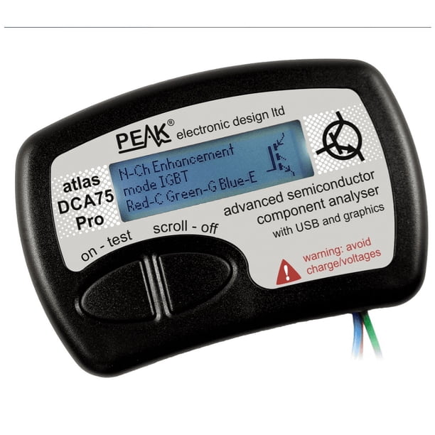 Atlas DCA75 Semiconductor Tester with Curve Tracing Capability on a PC ...