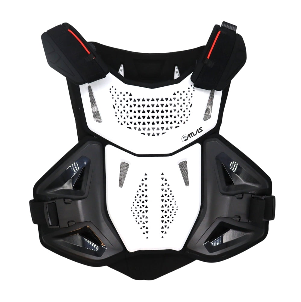Atlas Defender 2.0 Chest & Back Protector - White L/XL - Multi-Panel ...