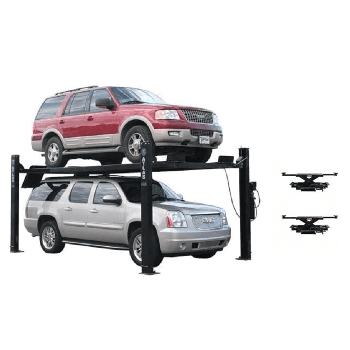 Atlas Automotive Equipment PRO9000 4 Post Lift + RJ35 Sliding Jacks ...