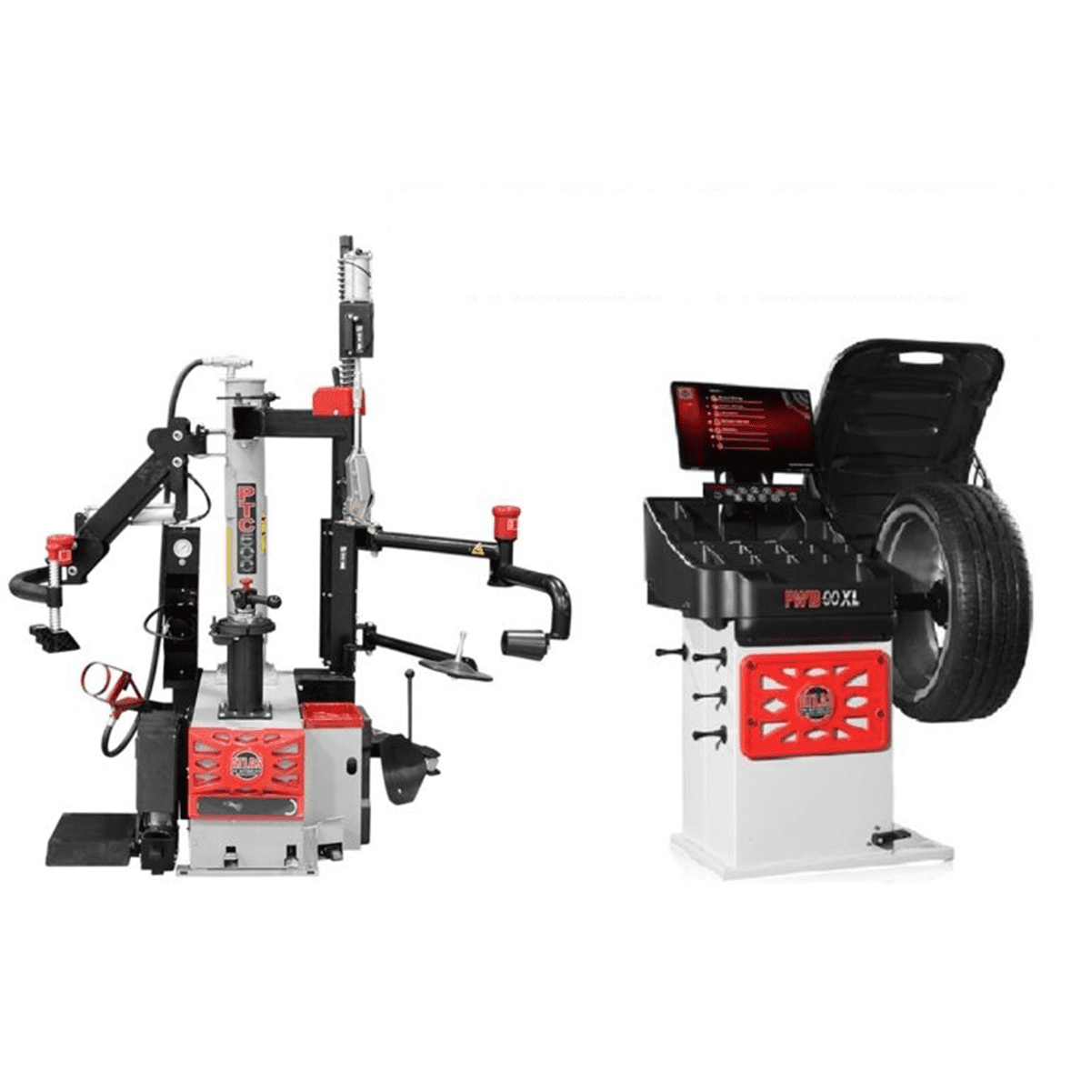 Atlas Equipment Platinum PTC500 Tire Changer + PWB90XL Wheel Balancer ...